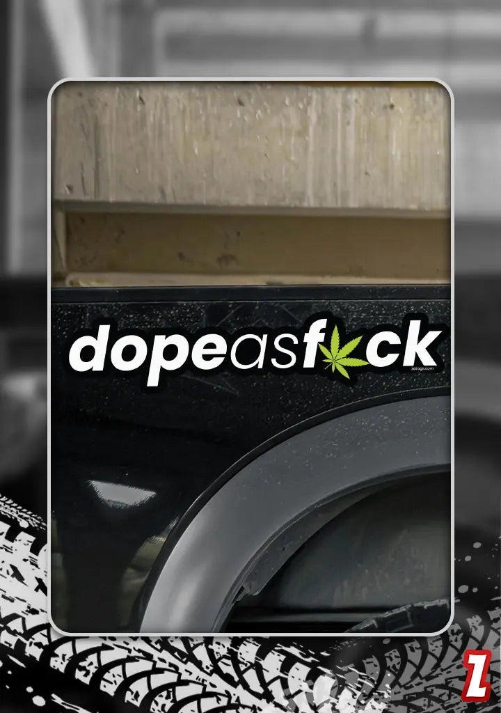 Dope - Reflective Bumper Sticker | Zatags