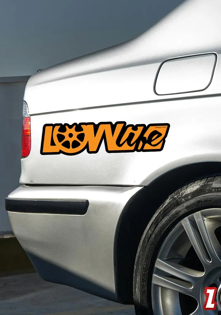 Low Life - Reflective Bumper Sticker | Zatags – Zatags