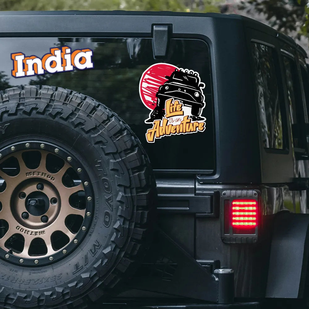 Life Is An Adventure - Bumper Sticker | Zatags – Zatags